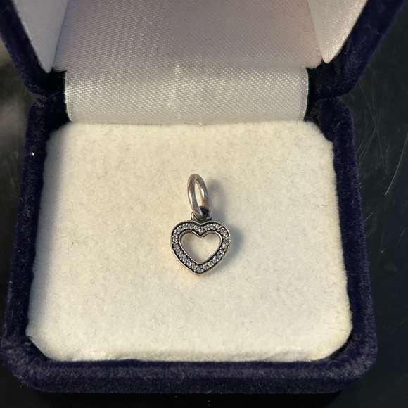 Pandora | Jewelry | Pandora Heart Dangle Charm | Poshmark